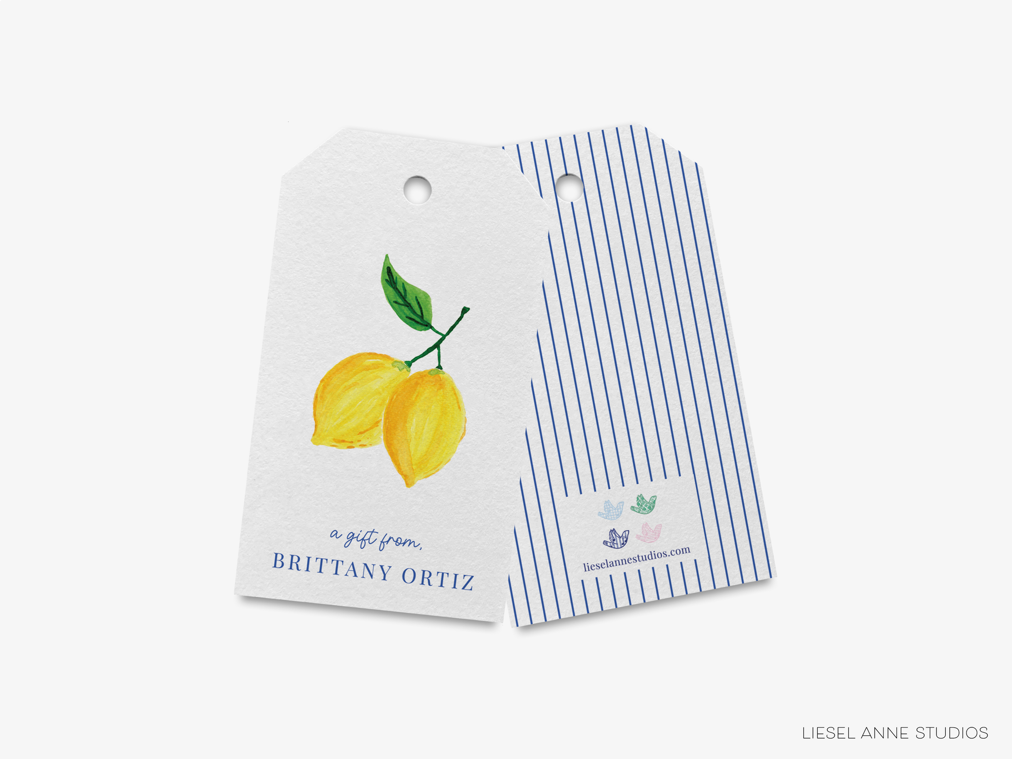 Personalized Lemon Gift Tags | Liesel Anne Studios