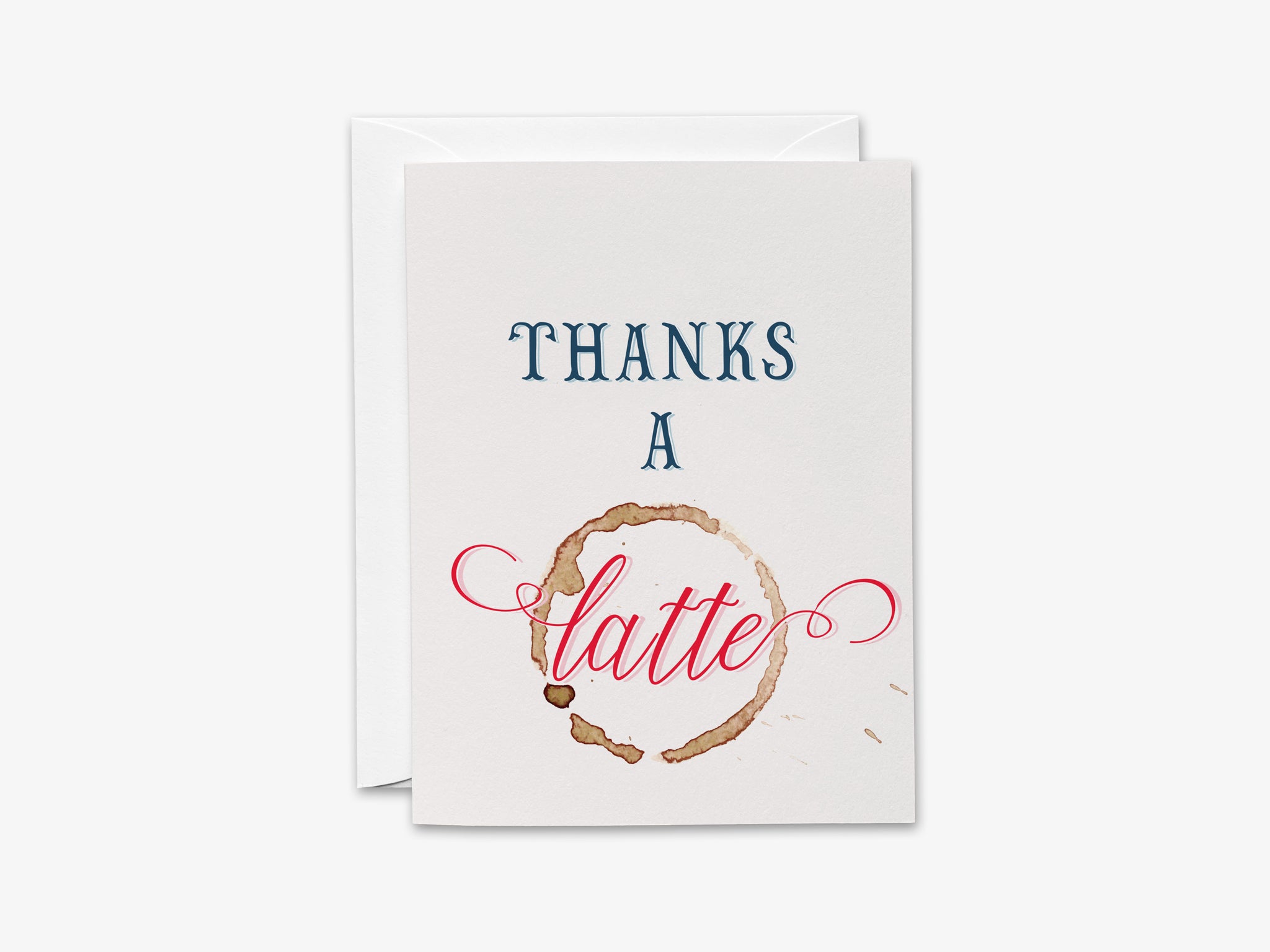 Thanks A Latte Card | Liesel Anne Studios