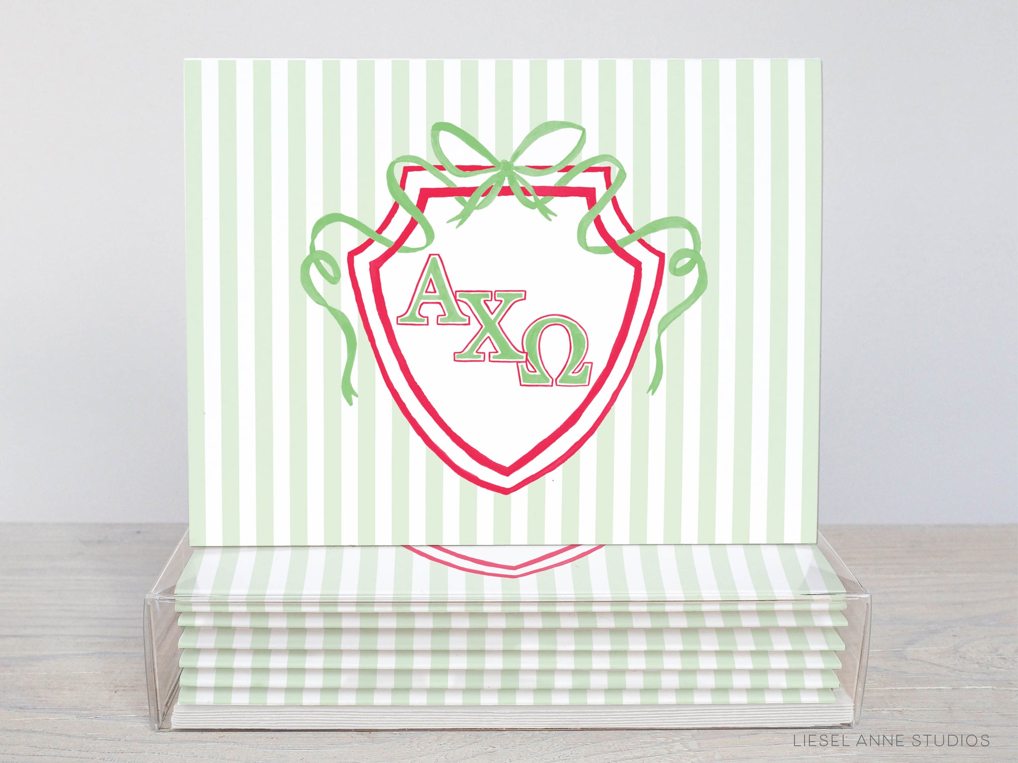 Alpha Chi Omega Crest Greeting Card Box Set [Officially Licensed ...