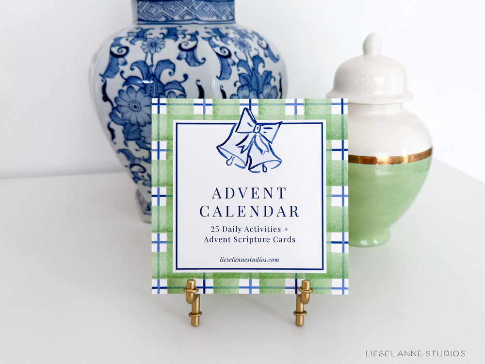 Advent Calendar Cards [Daily Activity + Scriptures] | Liesel Anne Studios