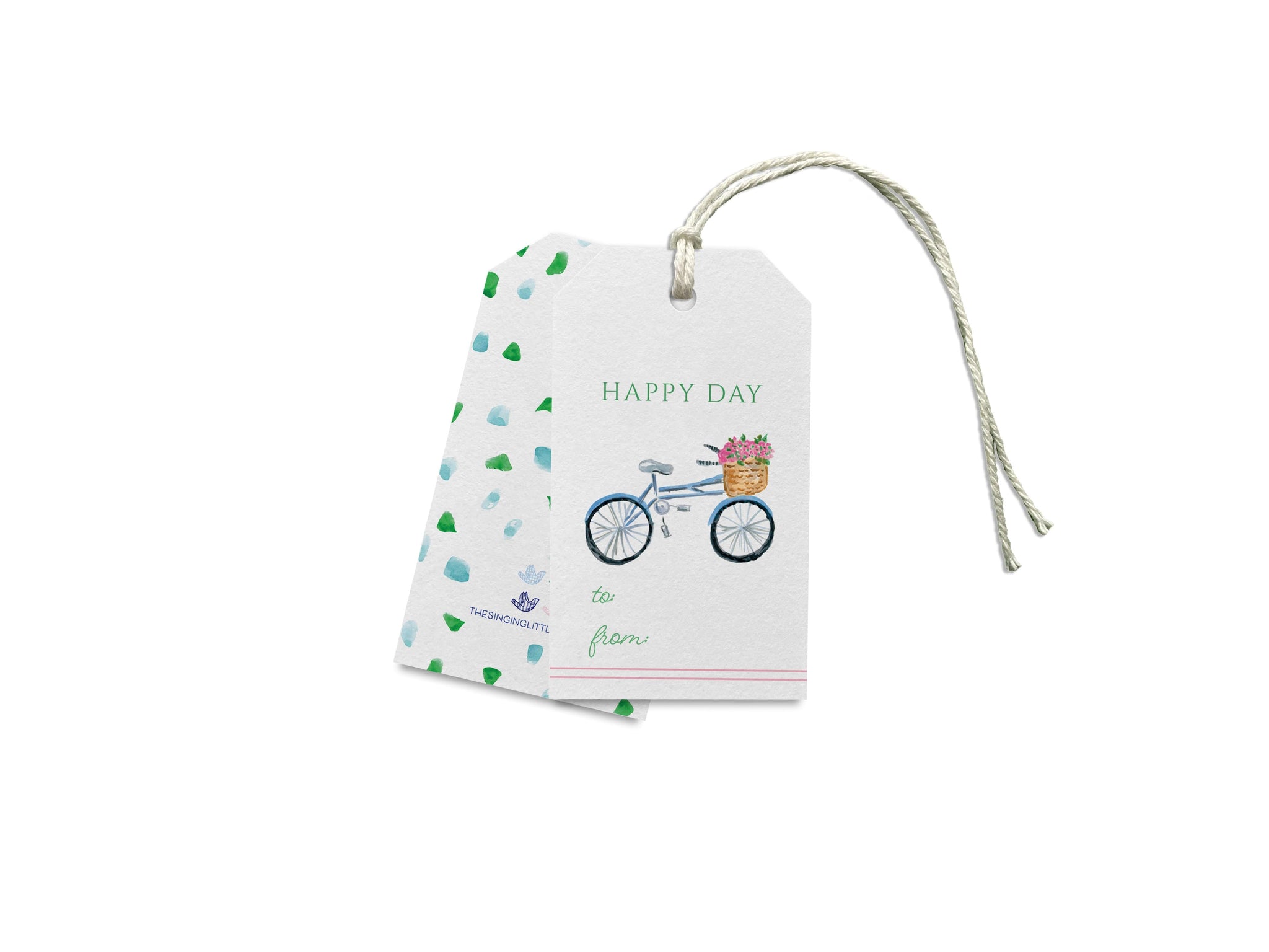 Bicycle Favor Tags [Set of 8] | Liesel Anne Studios
