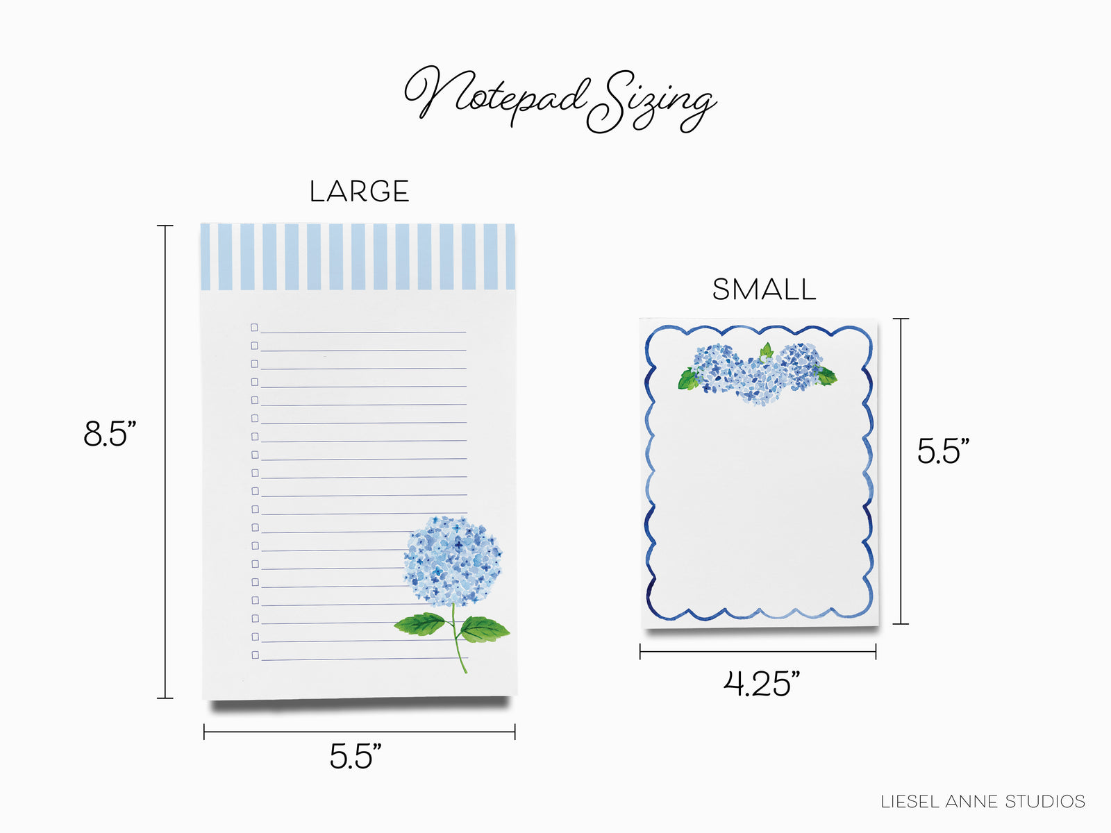 Hydrangea Notepad | Liesel Anne Studios