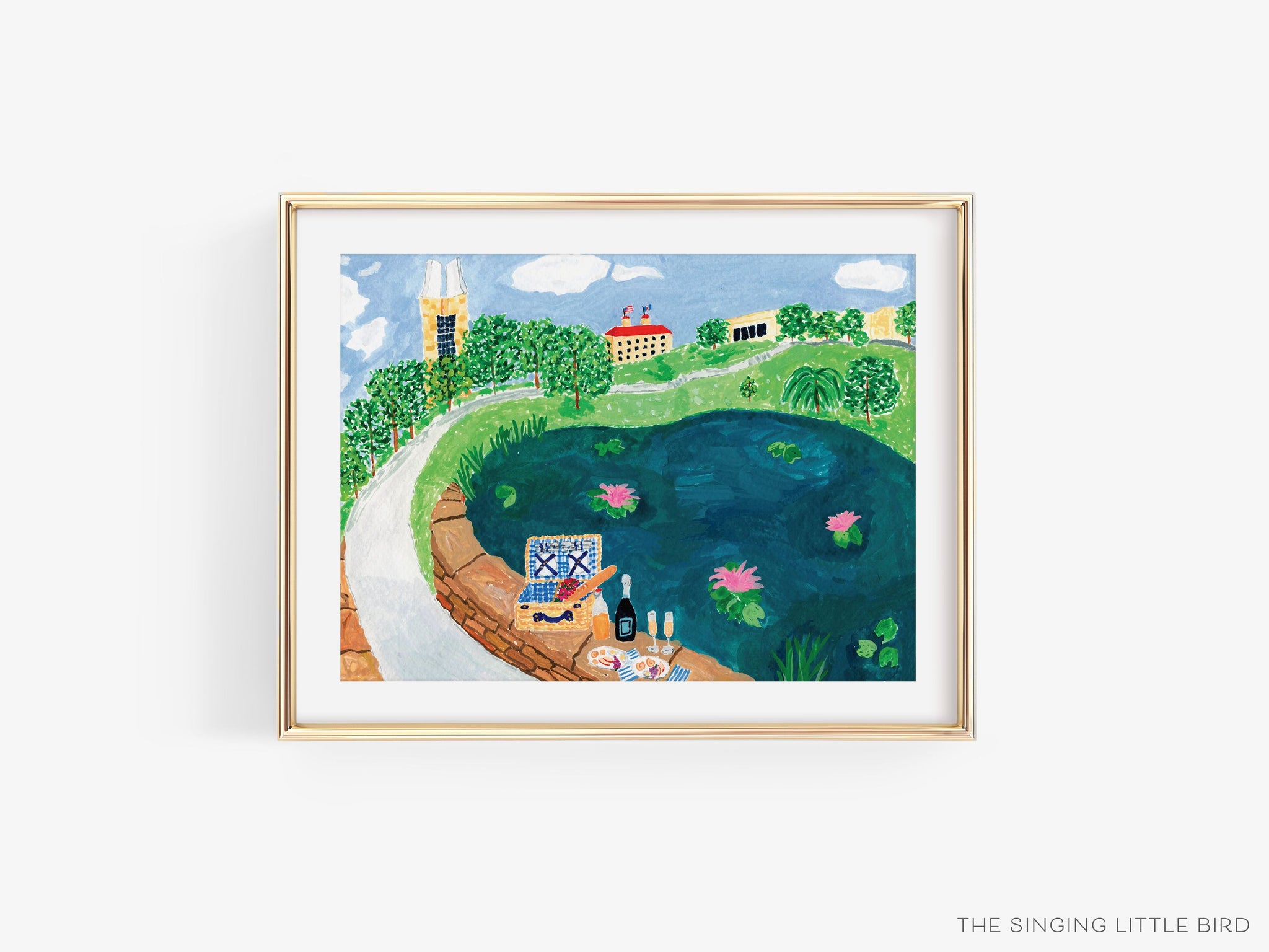 Brunch on a Bridge KU Art Print [Officially Licensed Product] | Liesel ...