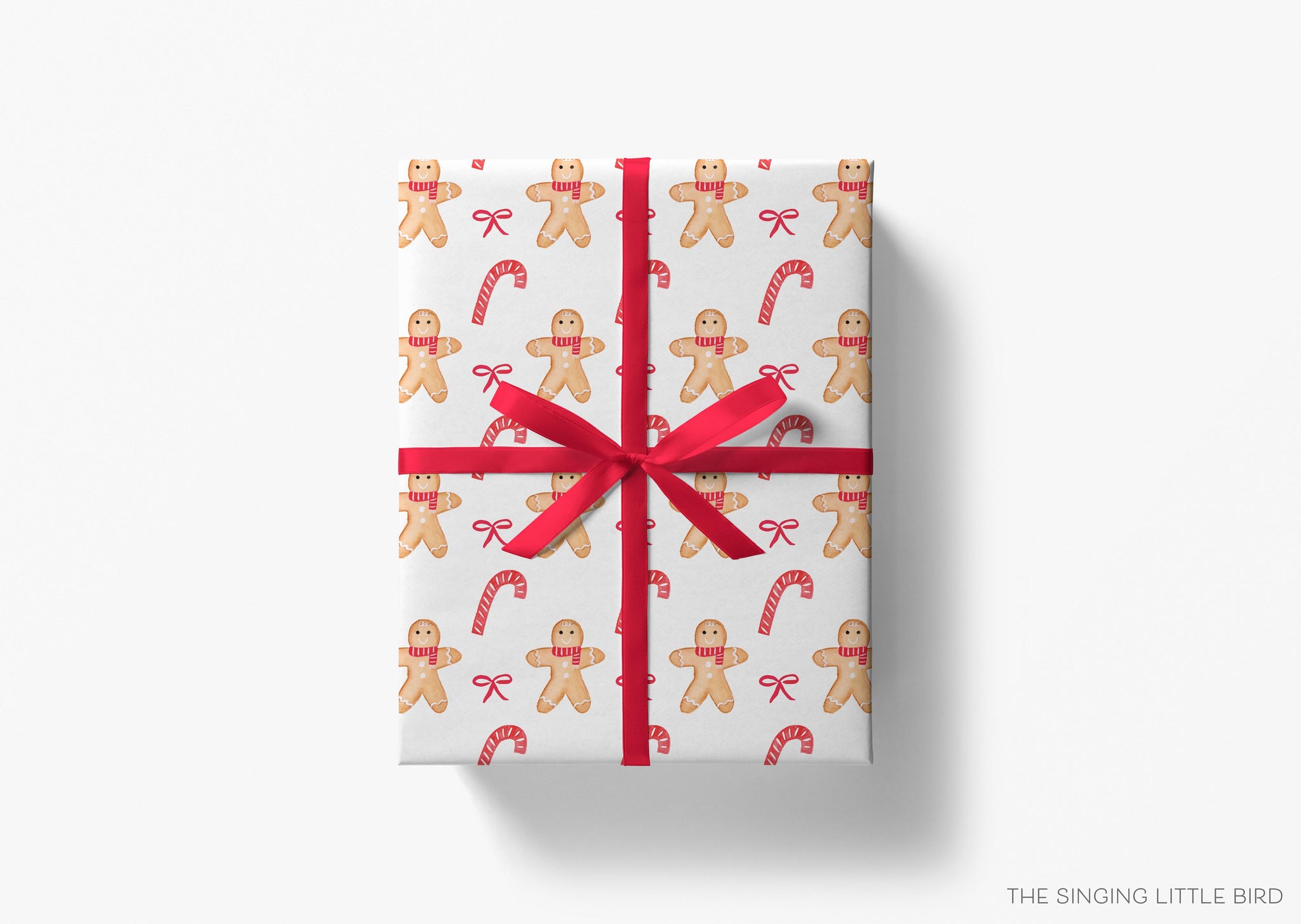 Gingerbread Christmas Gift Wrap | Liesel Anne Studios