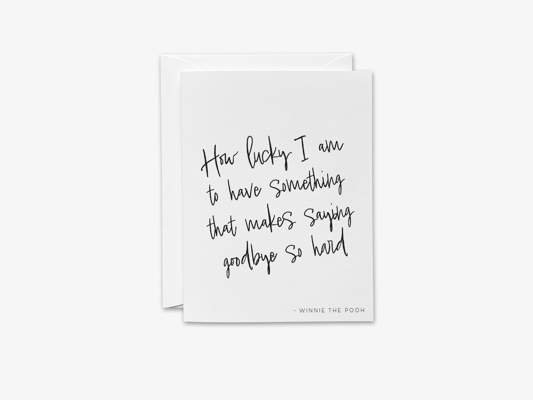 Goodbye Winnie the Pooh Greeting Cards | Liesel Anne Studios