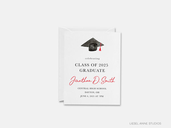 Graduation Cap Announcements | Liesel Anne Studios