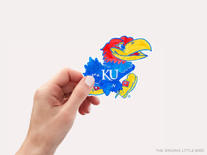 Kansas Jayhawk Vinyl Sticker [Officially Licensed] | Liesel Anne Studios