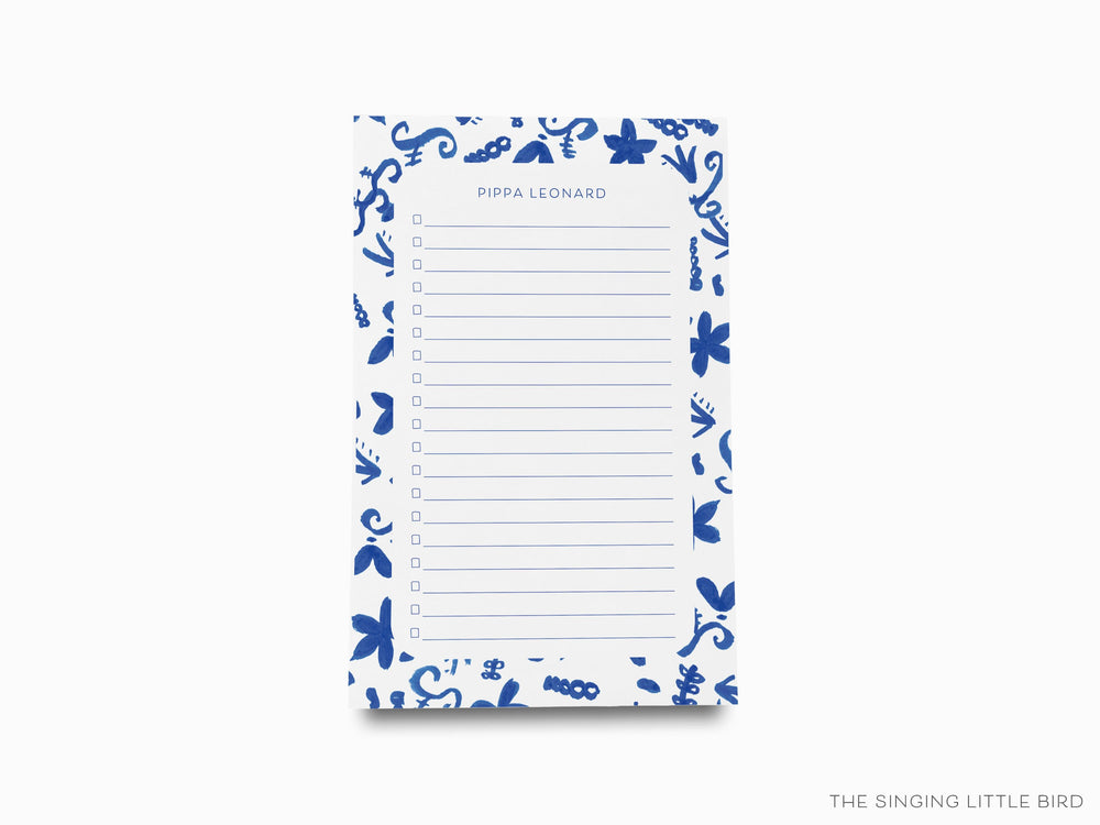 Personalized Chinoiserie Notepad | The Singing Little Bird