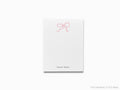 Pink Bow Notepad | Liesel Anne Studios