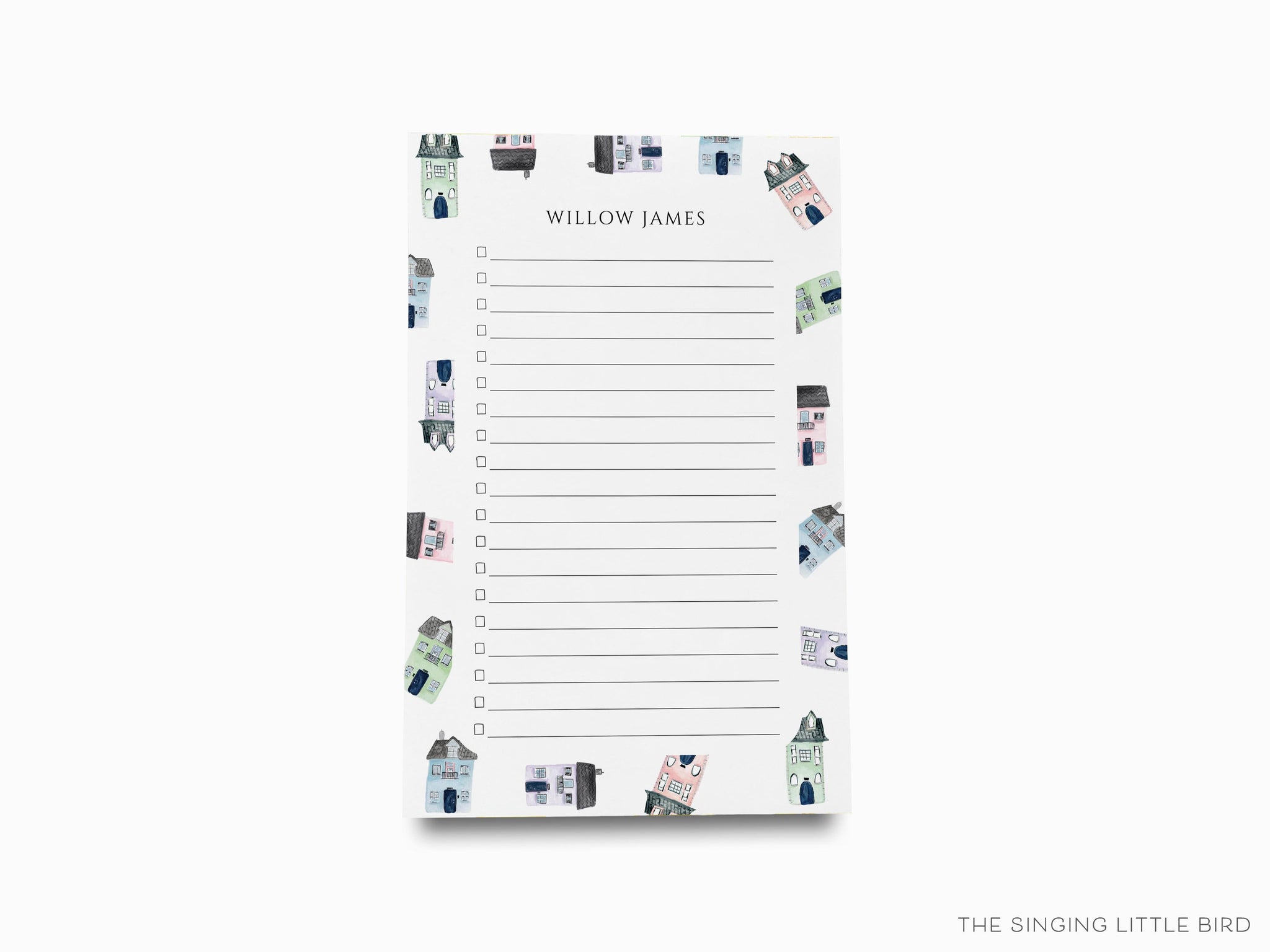 Personalized Realtor House Notepad | The Singing Little Bird