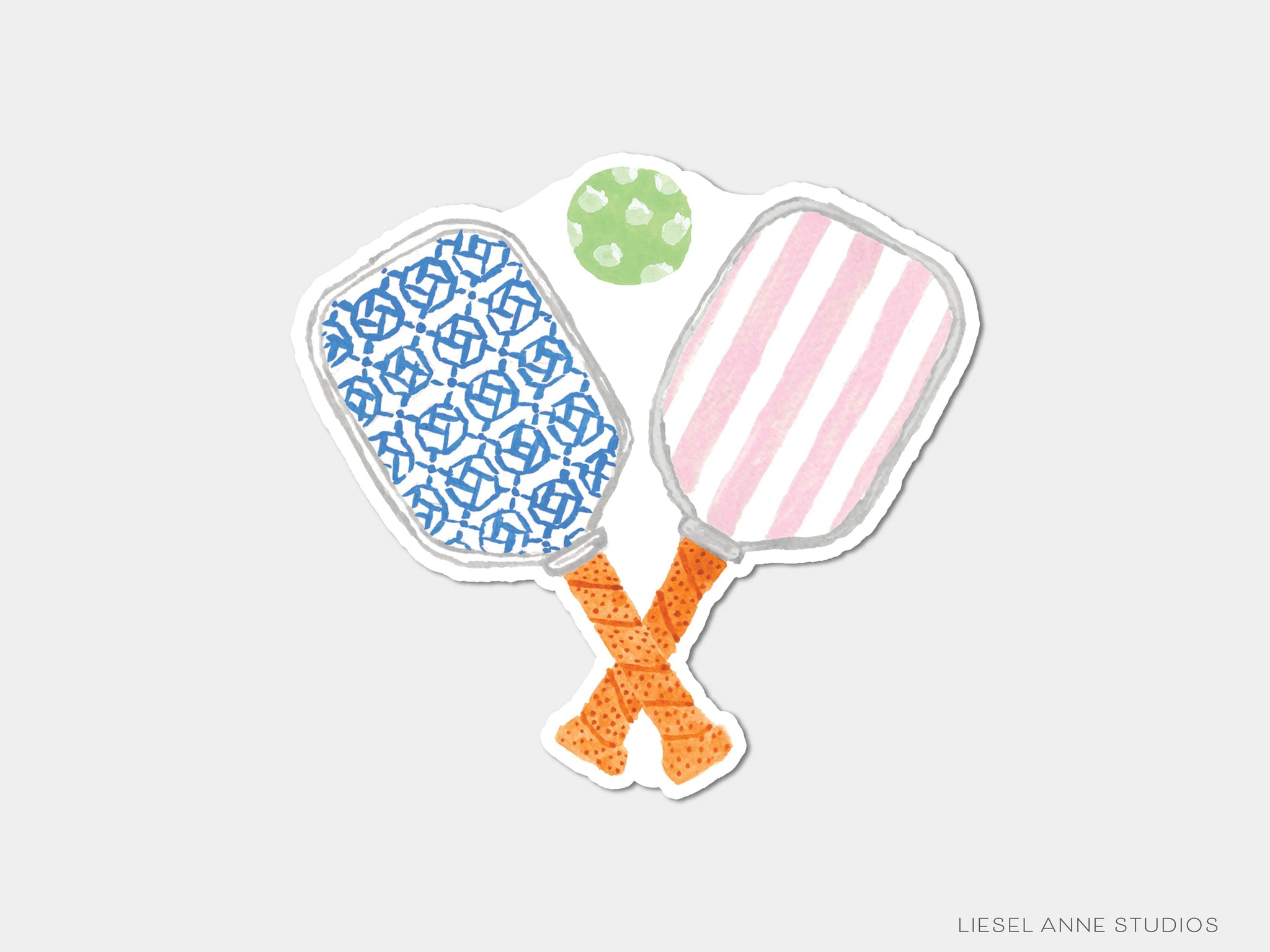 Pickleball Vinyl Stickers | Liesel Anne Studios