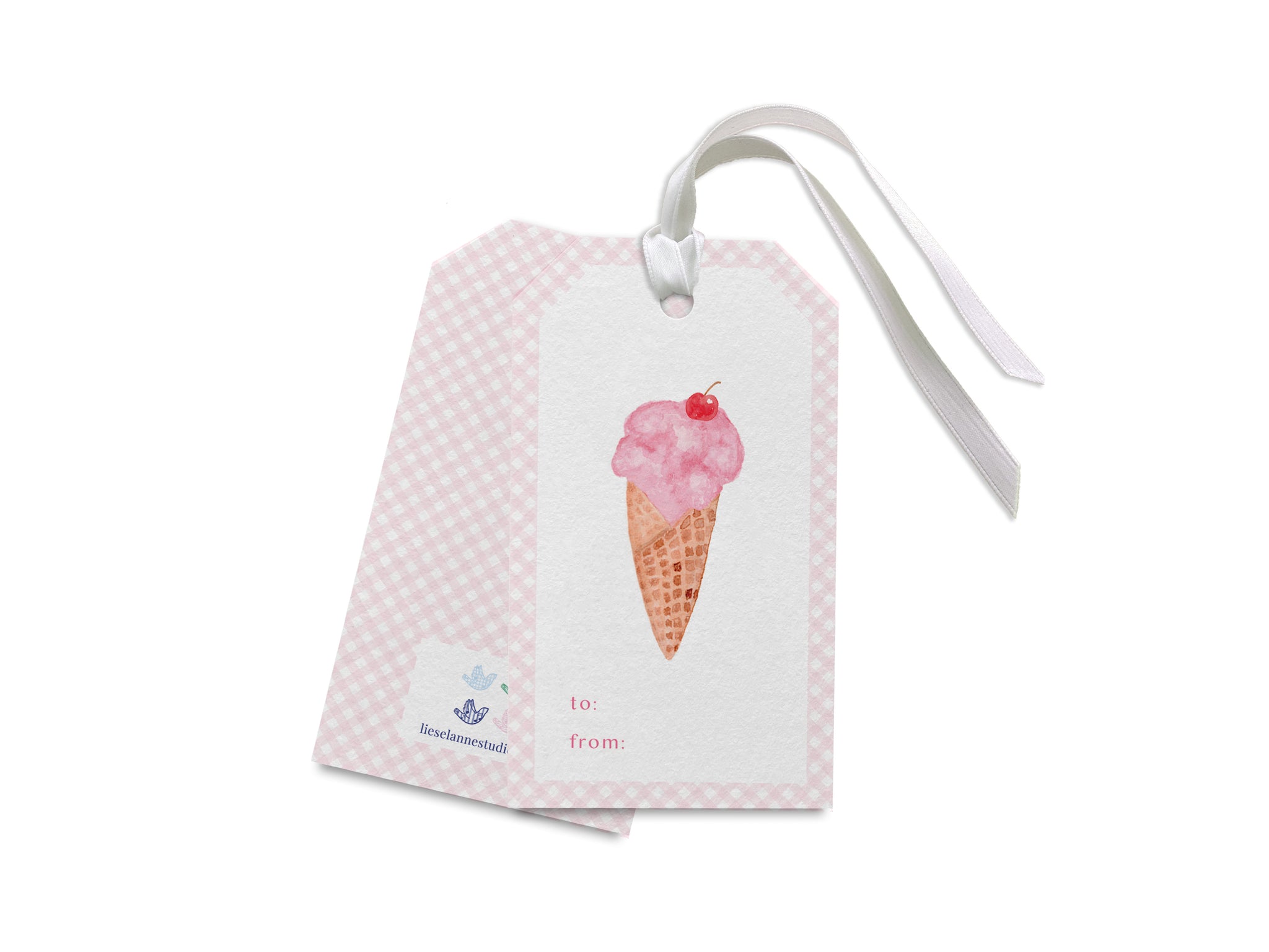 Ice Cream Gift Tags [Set of 8] | Liesel Anne Studios