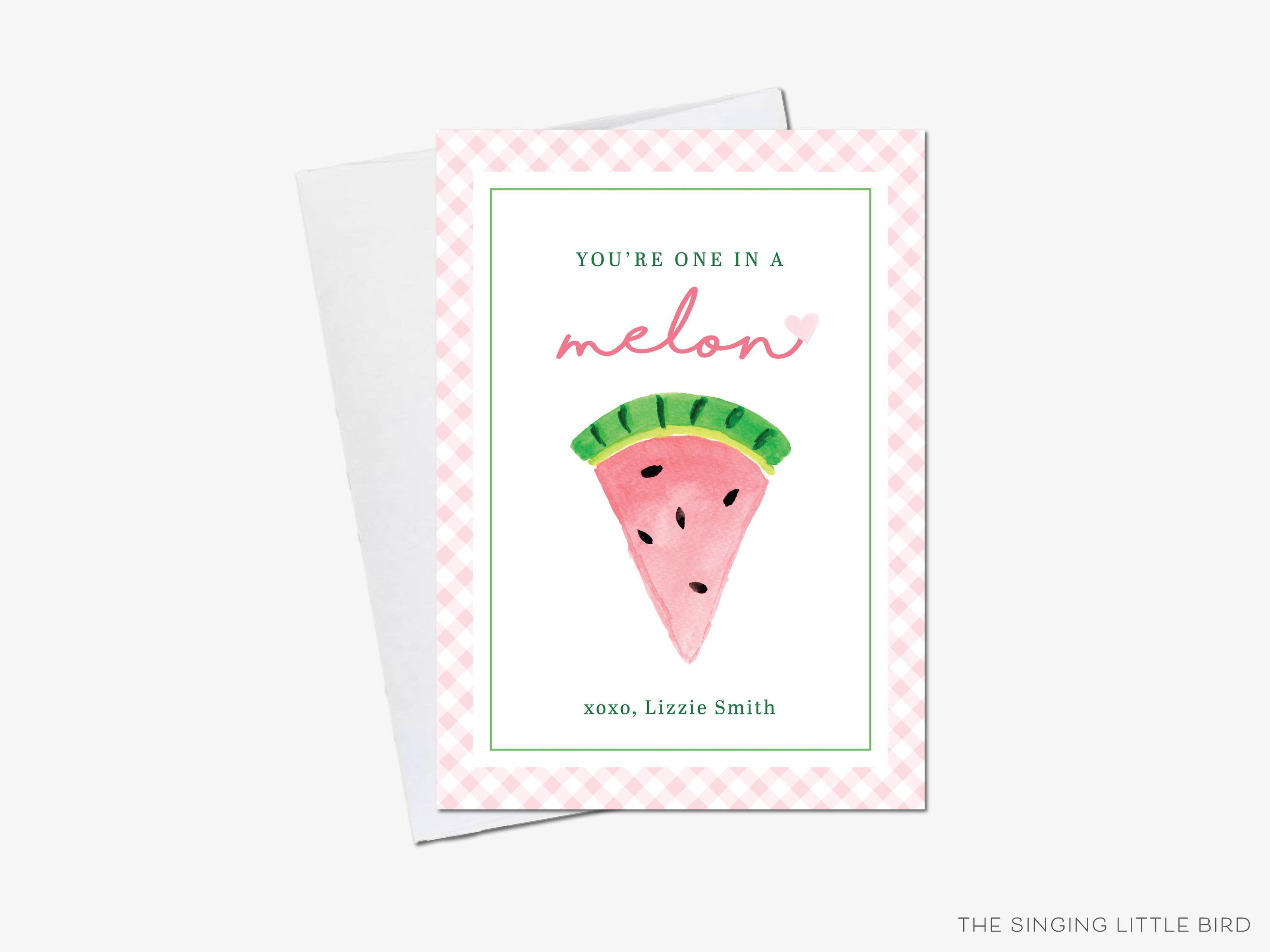 Watermelon Valentine's Day Cards | The Singing Little Bird