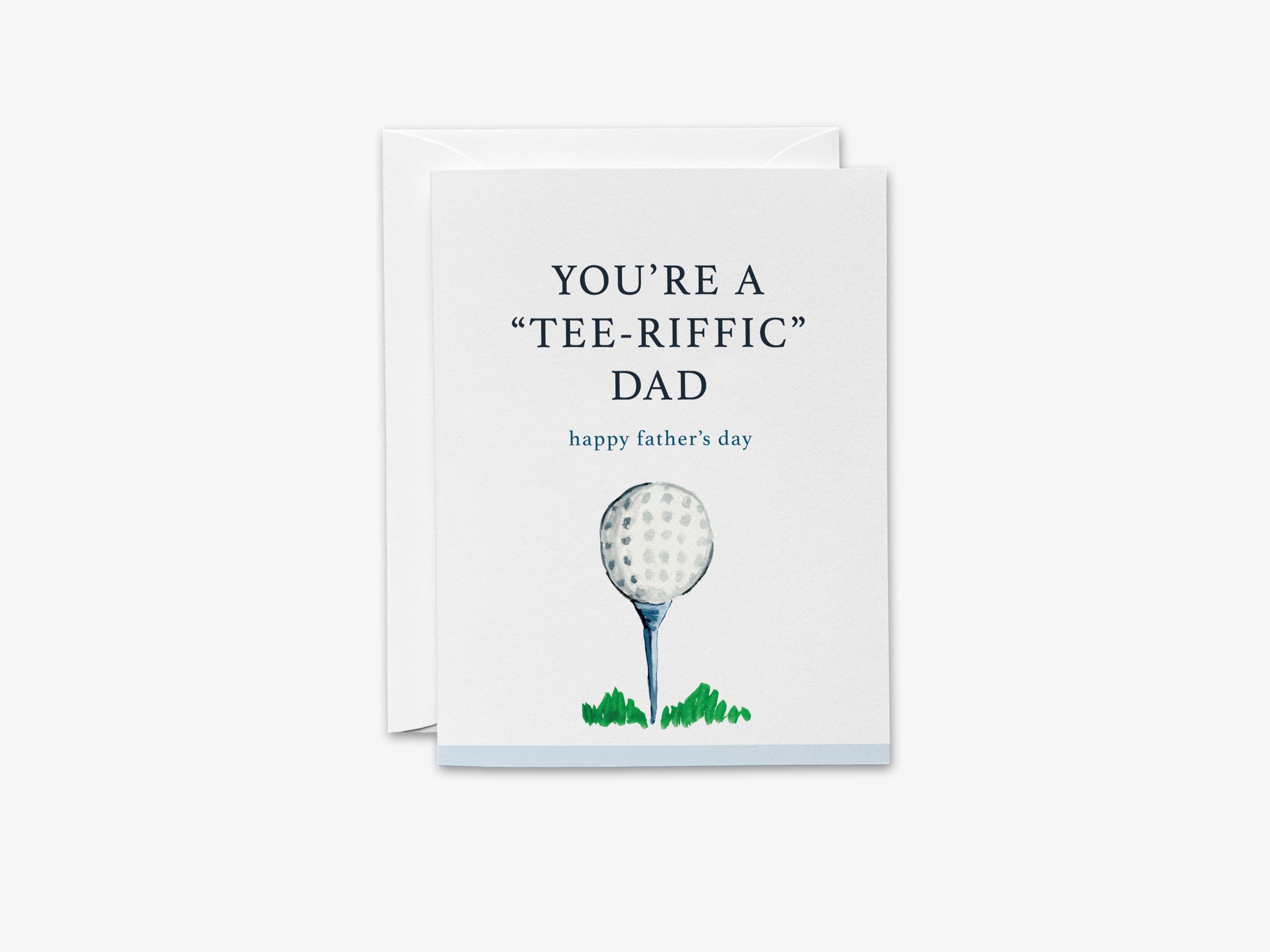 You're A Tee-Riffic Dad Father's Day Golf Card | Liesel Anne Studios