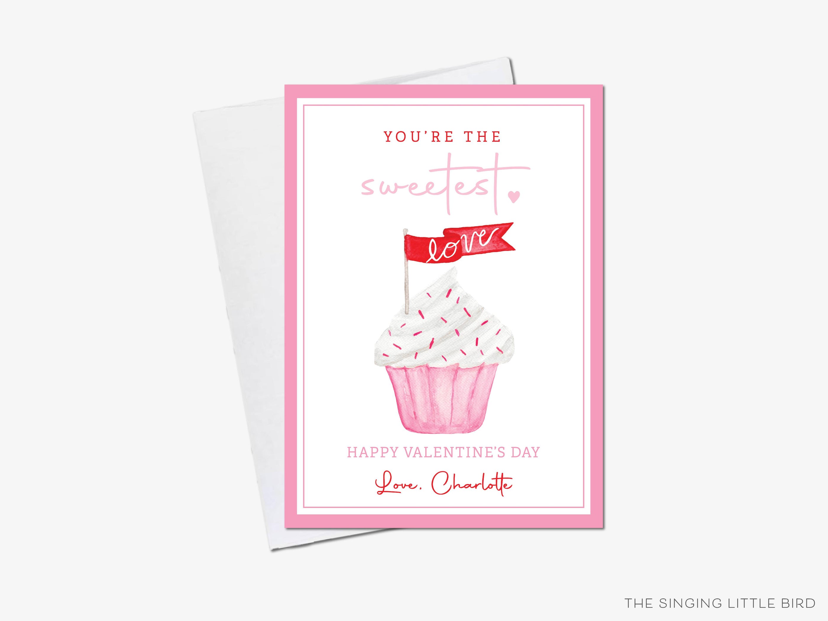 You're The Sweetest Cupcake Hearts Valentine's Day Cards | Liesel Anne ...