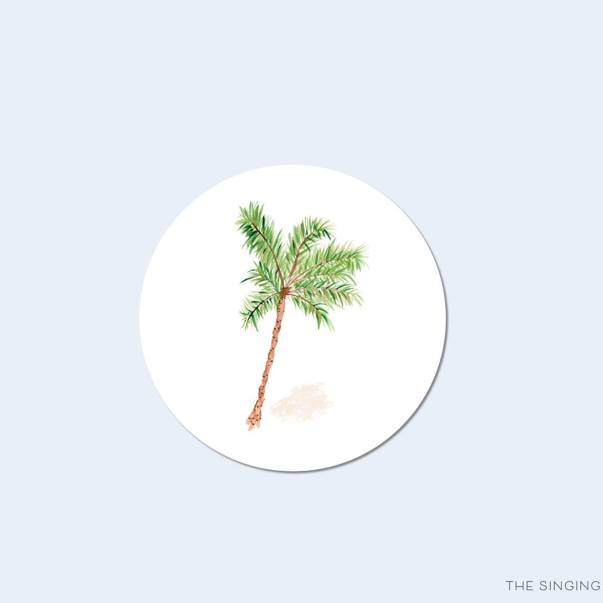 round palm tree logo